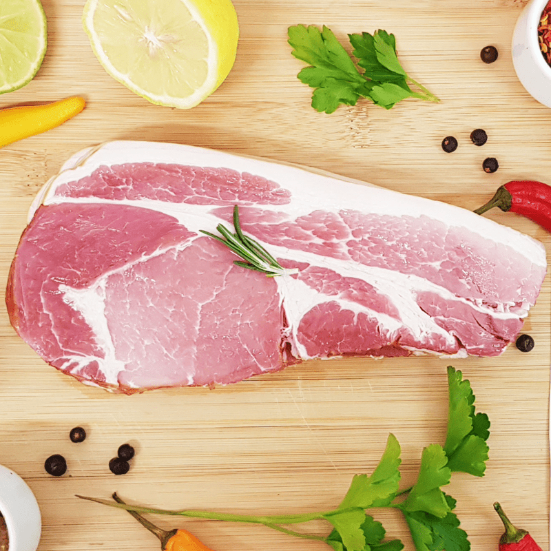 Smoked Dry Cured Back Bacon (400g) - Owton's Butchers