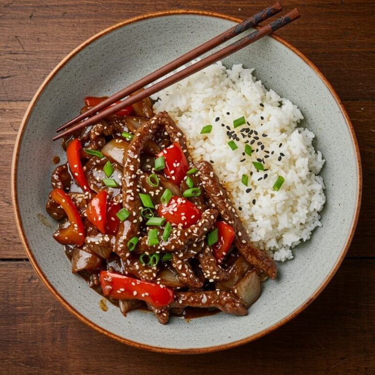 Quick and Simple Chinese Beef in Black Bean Sauce